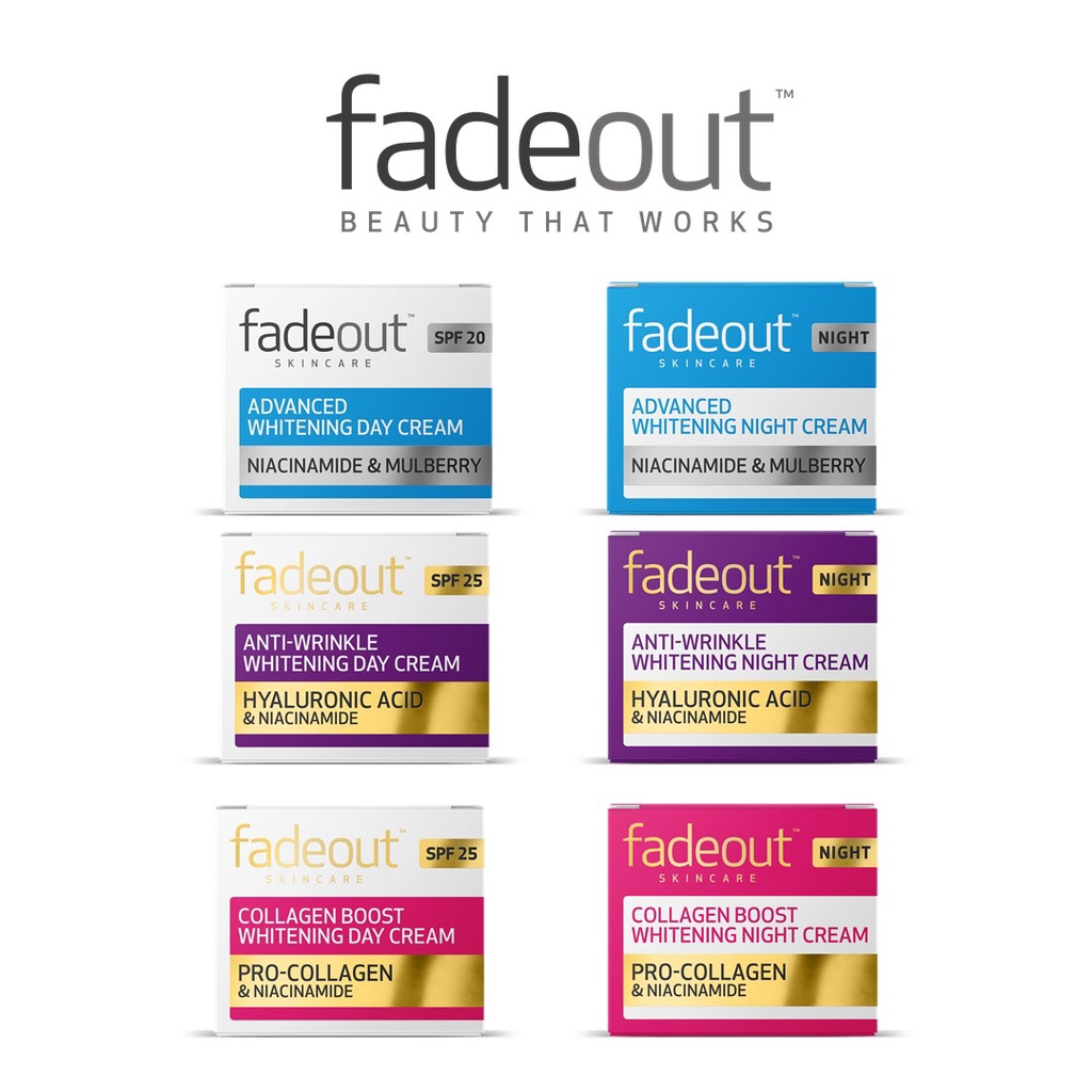 Fadeout Cream Bundle of 2 (6 Variations) | Shopee Singapore