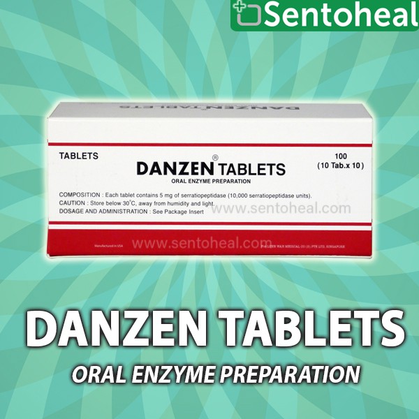 Danzen Oral Enzyme Tablets 100 tablets - high activity ...
