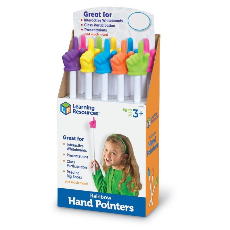Learning Resources 15inch Rainbow Hand Pointer (1 piece) Home School Classroom | Shopee Singapore
