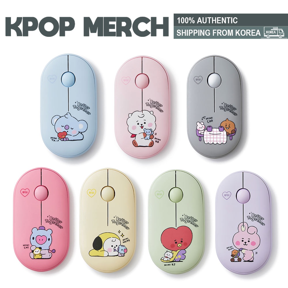 BT21 - Multi Pairing Wireless Mouse [My Little Buddy] | Shopee Singapore