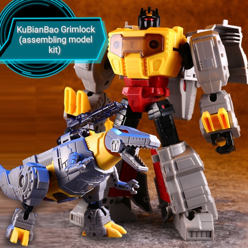 KuBianBao - Grimlock (assembling model kit)(14cm of height) | Shopee ...