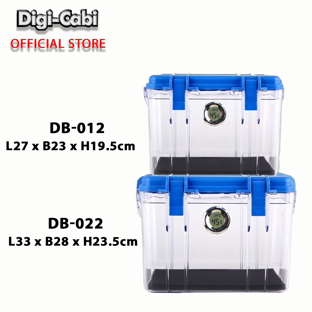 Digi-Cabi Dry box with Digital Hygrometer 12L and 22L DB-012/DB-022 ...