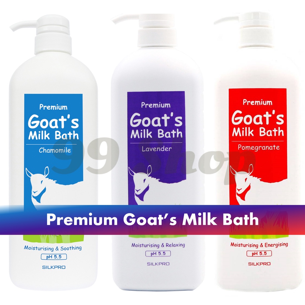 Silkpro Premium Goat's Milk Bath - Moisturising & Soothing 1.03 kg (1L x1) | Shopee Singapore