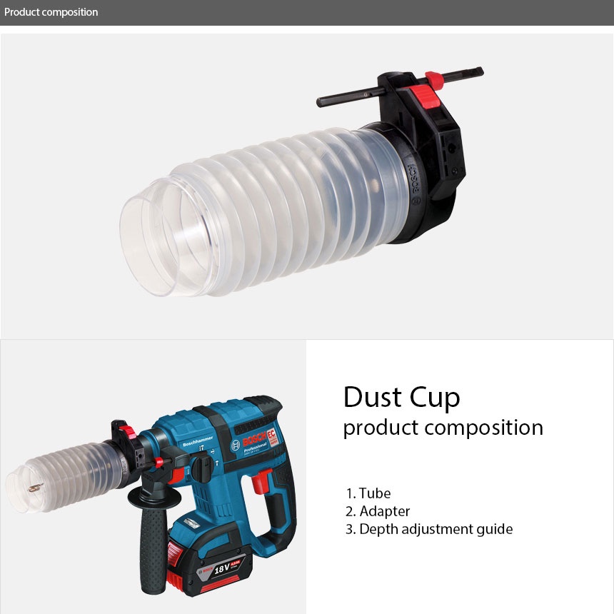Bosch Dust Cup Hammer Drill Dust Cover (1600A00D6H) | Shopee Singapore