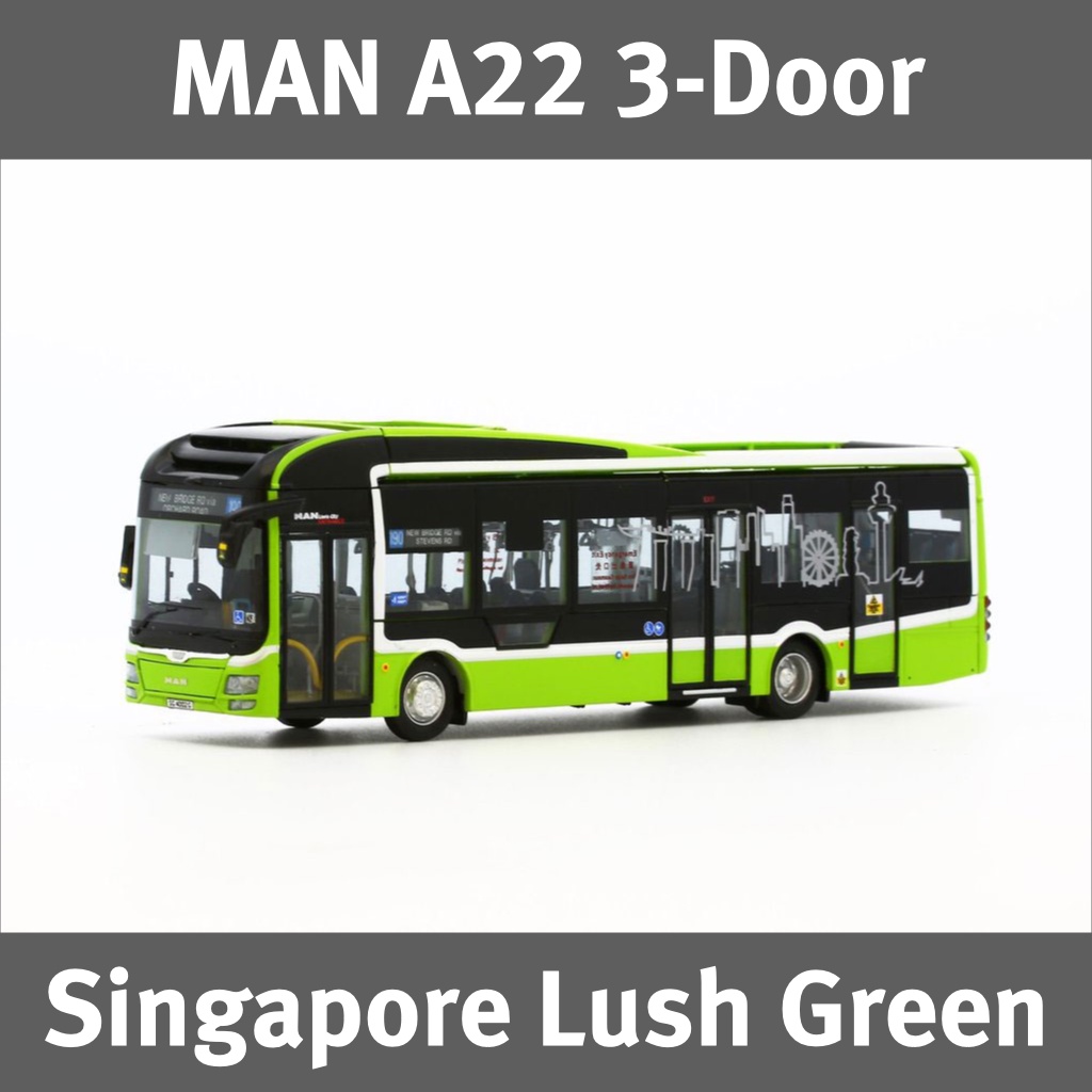 [SG STOCK] 1/76 Model 1 SMRT LTA Singapore MAN A22 3-Door 12m (SG4002G ...