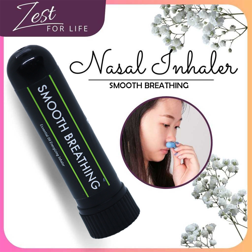 Smooth Breathing Inhaler Essential Oil Aromatherapy 精油 香精油 Nasal Flu ...