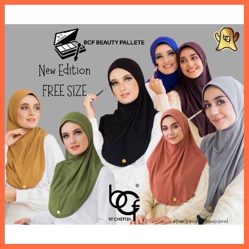 Tudung Sarung Souk Free Size (Beauty Pallete ) / Instant Shawl Souk ...