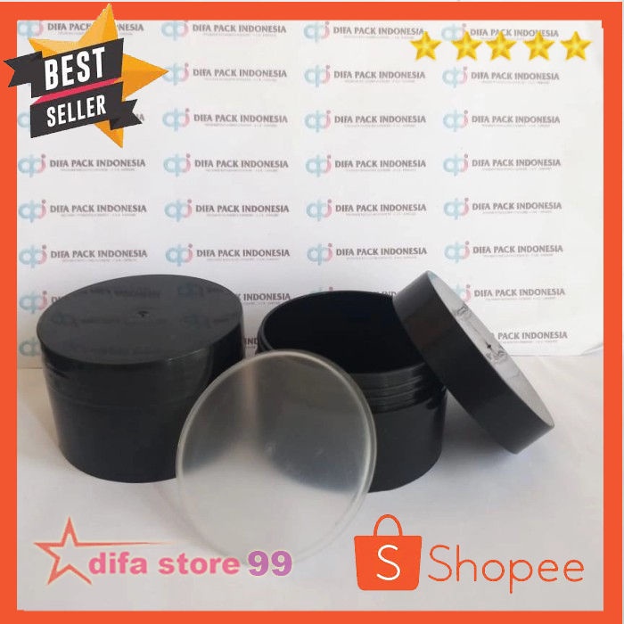 HITAM Gatsby pomade Pot 100gr black with plug/divider (Package contains ...