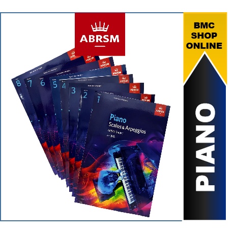 ABRSM Piano Scales and Arpeggios from 2021 Grade In,1,2,3,4,5,6,7,8 | Shopee Singapore