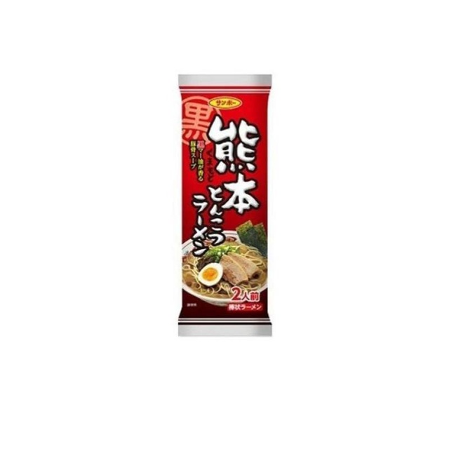 Sanpo Ramen Red Pack (Kumanmoto 2 serving) Noodles - [Japanese ...