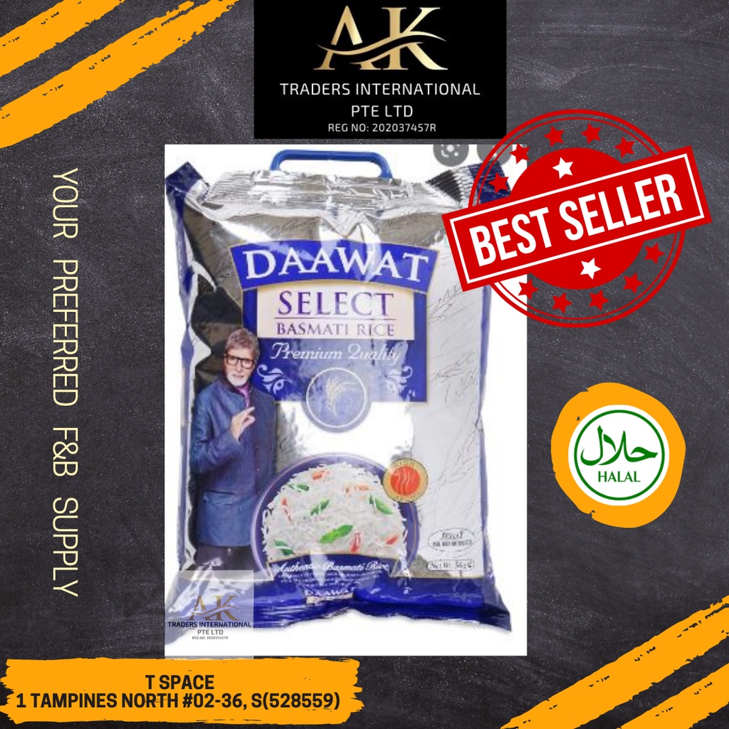 DAAWAT SELECT BASMATI RICE | 5KG | Shopee Singapore