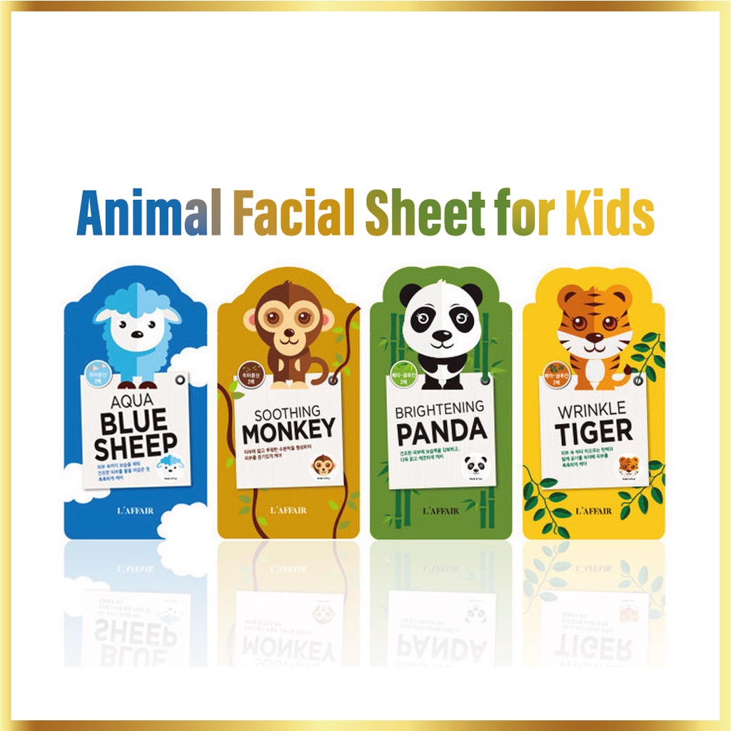 Facial Mask Sheet for Kids Aqua Soothing Whitening Wrinkle Face Mask ...