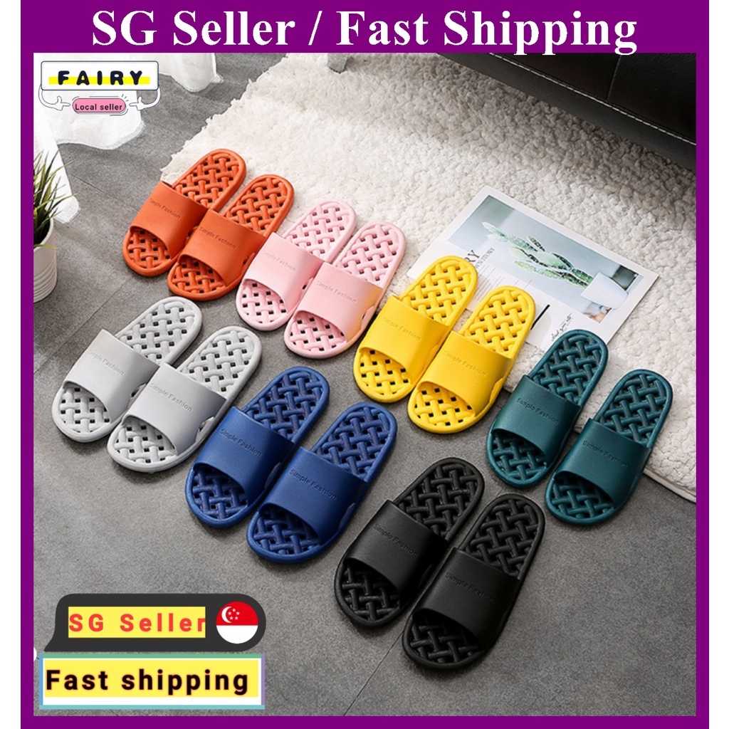(SG Seller)Japanese Style Indoor Household Slipper Bathroom Non-Slip ...