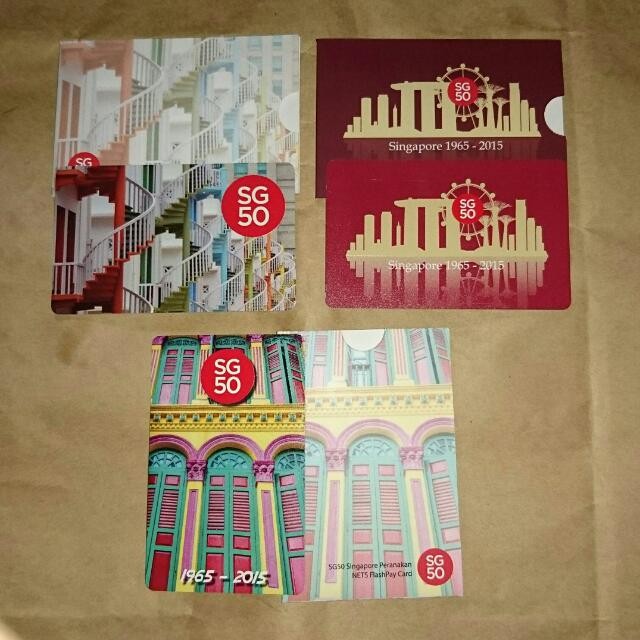 SG50 Commemorative Nets Flashpay Ez-link Cards - Set of 3s - Peranakan ...