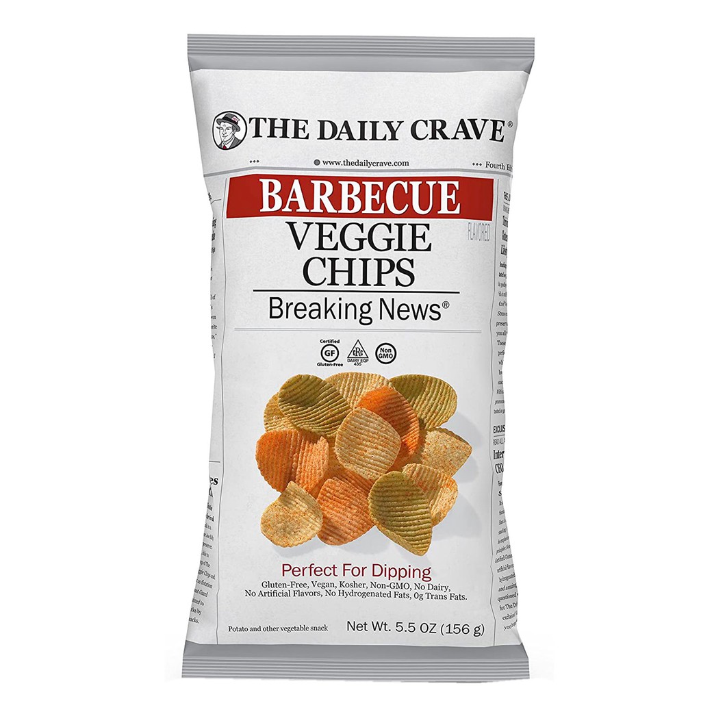 The Daily Crave Veggie Chips, BBQ 6oz | Shopee Singapore