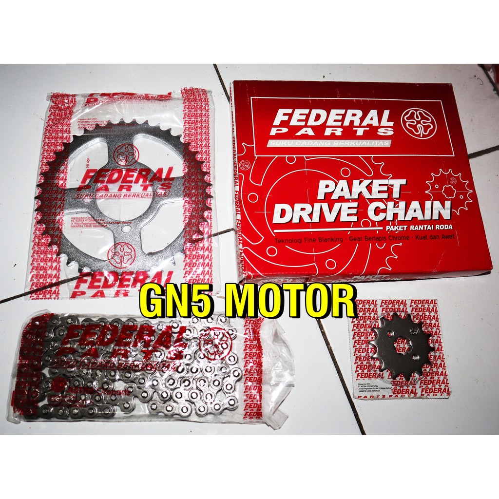 COMPLETE CHAIN & GEAR / GEARSET GEAR SET FRONT REAR HONDA WIN 100 ...