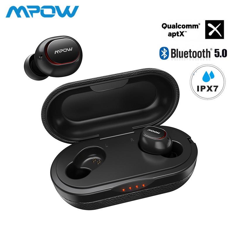 Mpow T5 M5 Upgrade AptX TWS Earbuds Bluetooth 5.0 Earphone 3D Stereo 36Hrs Playtime | Shopee ...