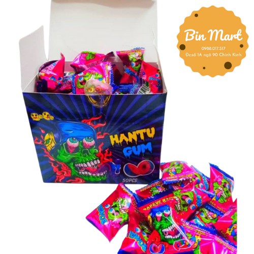 10 pieces of Hantu Gum zoombie tongue dye candy | Shopee Singapore