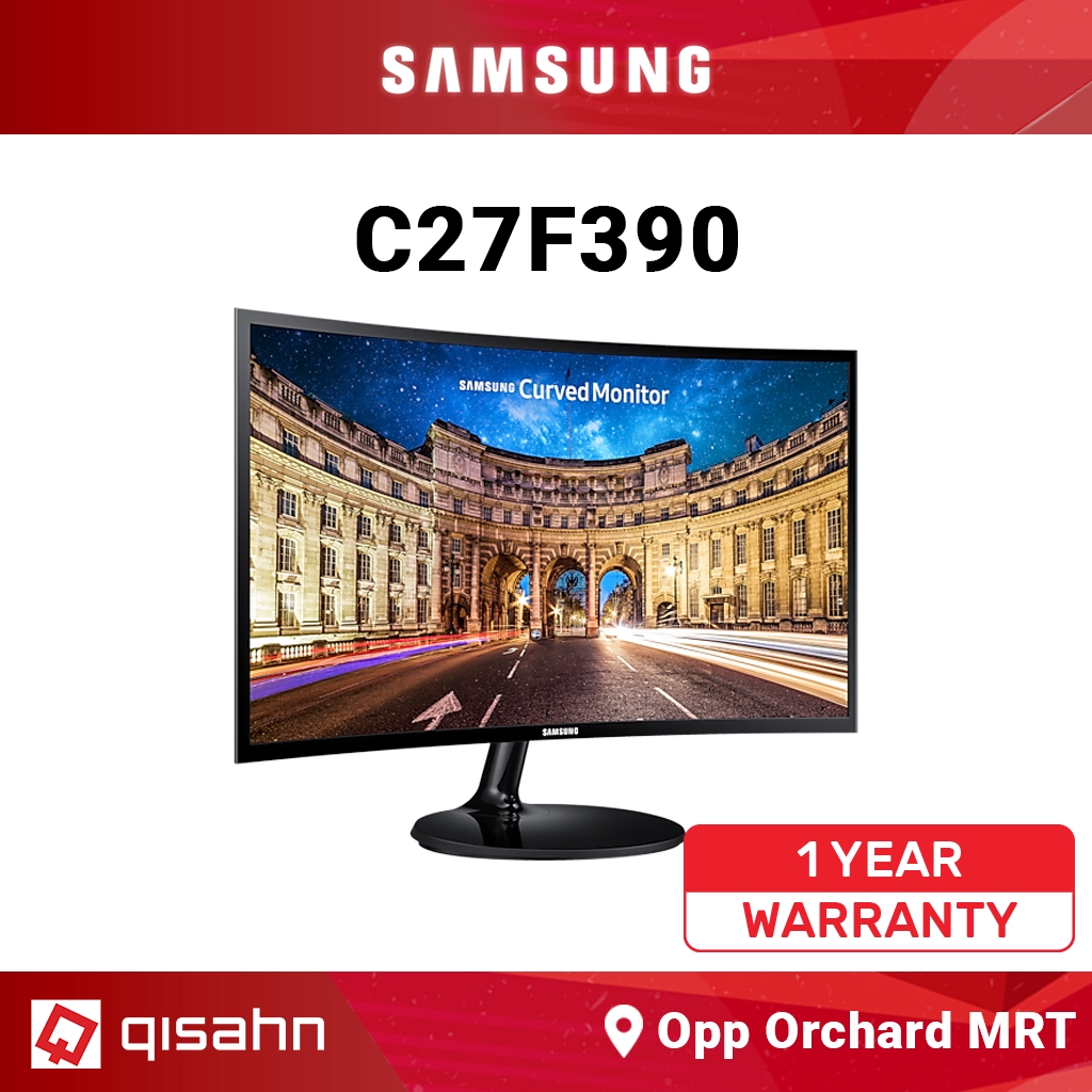 Samsung 27" Essential Curved Monitor CF390 with immersive viewing ...