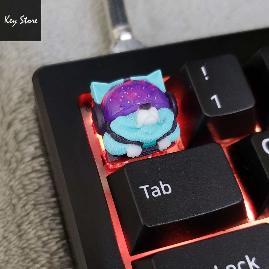 Artisan keycap sirius mechanical keyboard button purple blue (special ...