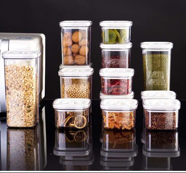 [SG] Airtight Lock Food Container Kitchen Storage Spice Jar Grain ...
