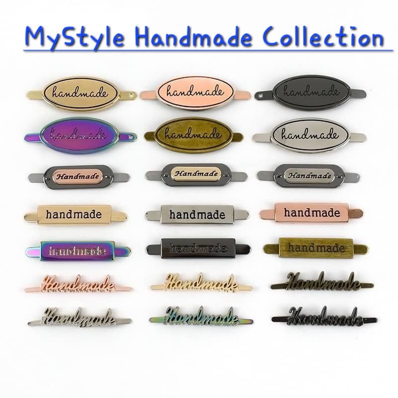 🇸🇬SG🇸🇬 [MyStyle] HANDMADE Label Metal # Handmade Tag #DIY Bag ...