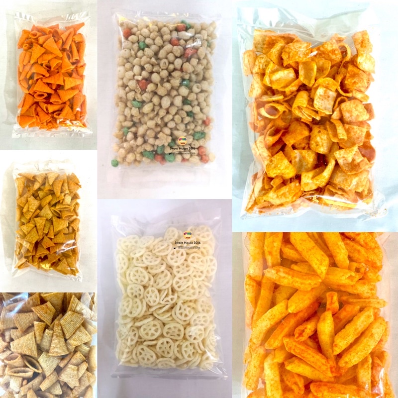 Childhood Snack Kerepek Keropok Roda Udang Bika Kari Super Ring Cheese ...