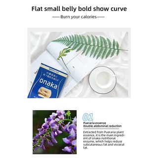 100% original PILLBOX ONAKA Reduces Belly Fat Dietary Nutrients 60 Tablets made in japan ...