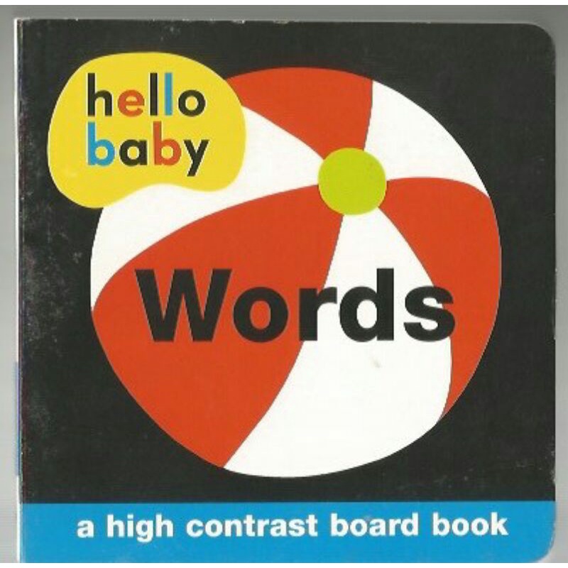 Hello Baby Words ( A High Contrast Board book ) | Shopee Singapore