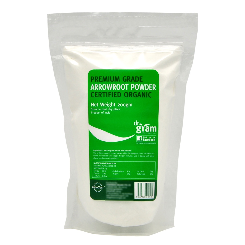 Dr Gram Organic Arrowroot Powder 200g | Shopee Singapore