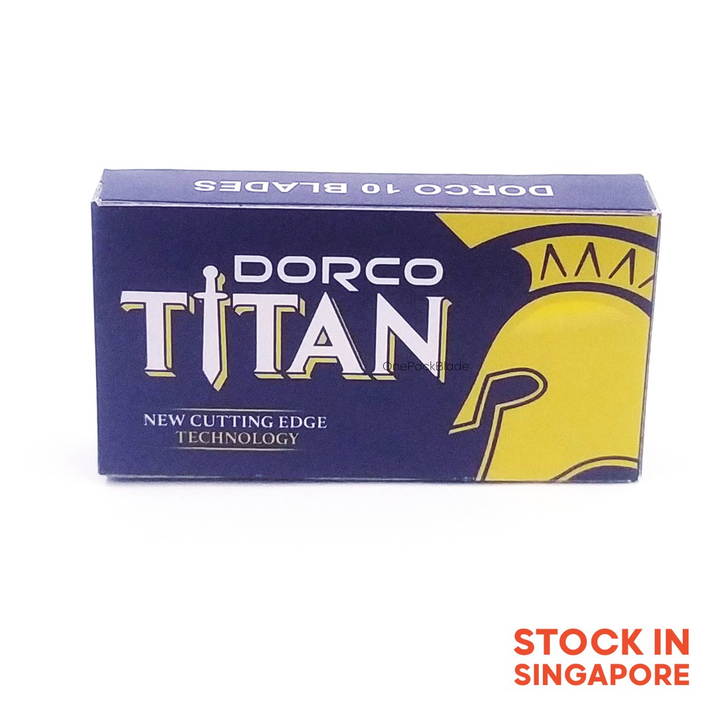 DORCO Titan Korea Double Edge Razor Blade 10 Blades, Shaving Blade ...