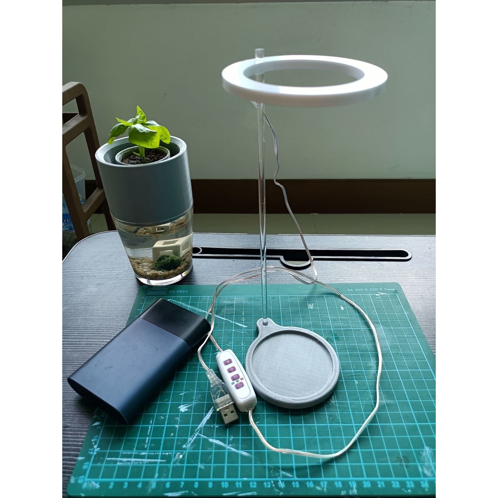 USB LED-Ring Grow Light Kit for Self Sufficient Planter (6.2W) | Shopee ...