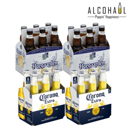 Corona Beer Pint x 12 bot + Hoegaarden Beer Pint x 12 bot | Shopee ...