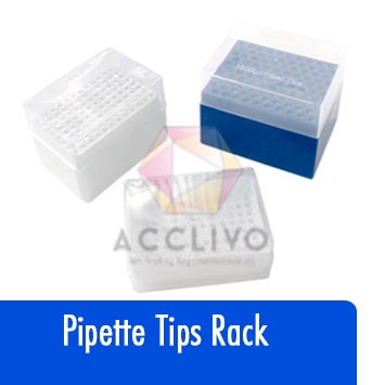 Pipette Tips Rack for Blue (1mL), Yellow (200ul) and Crystal (2ul ...