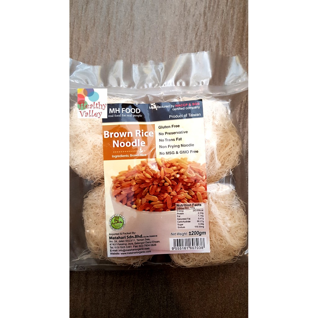 MH Food Brown Rice Noodle 200g (HALAL) | Shopee Singapore