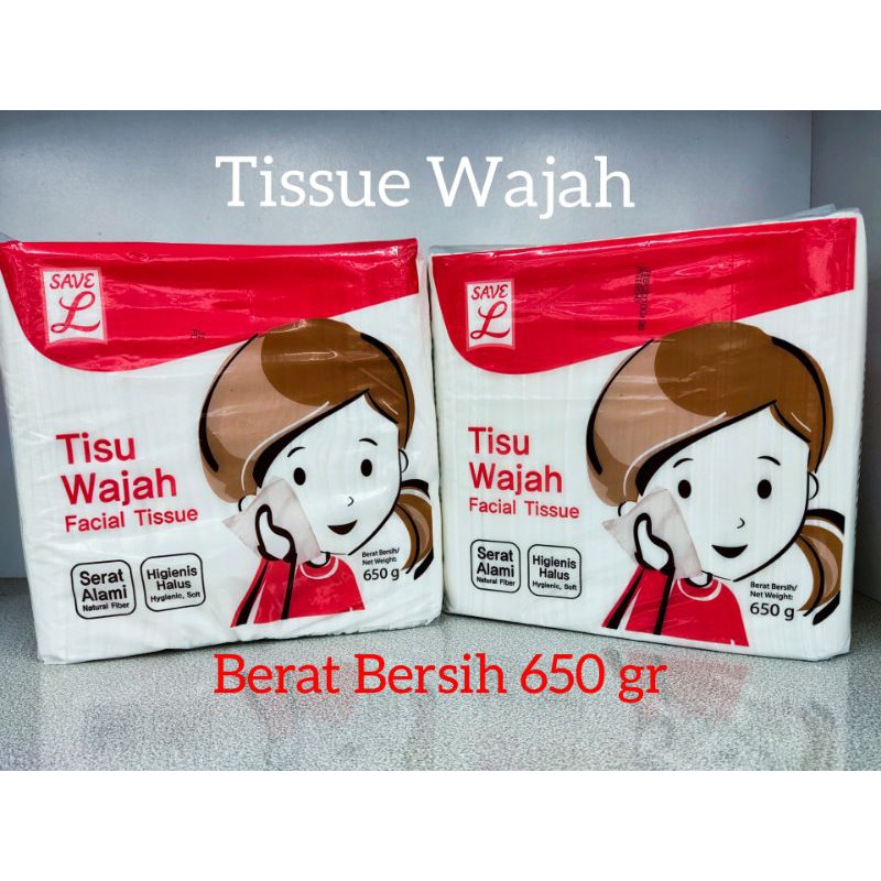 L Save Facial Tissue Tissue 650 gr / Facial Tissue 650 gr | Shopee ...