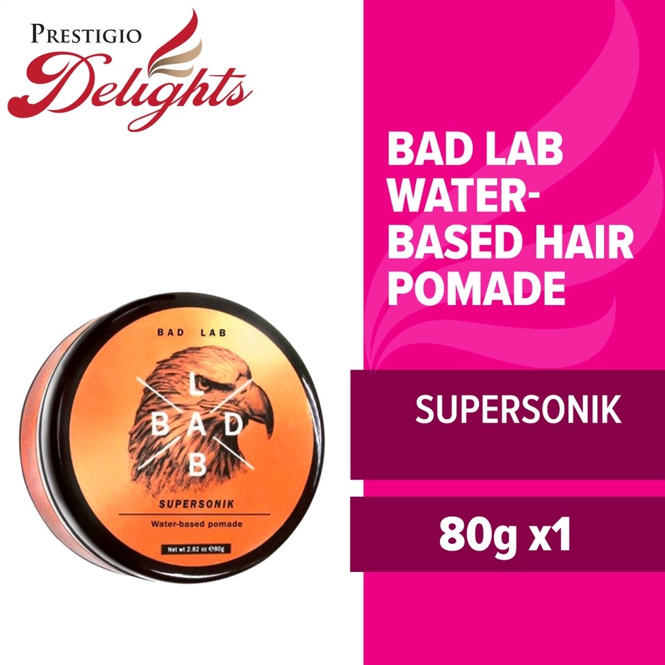 Bad Lab Supersonik Water-Based Pomade Hair Pomade 80g (1133) | Shopee ...