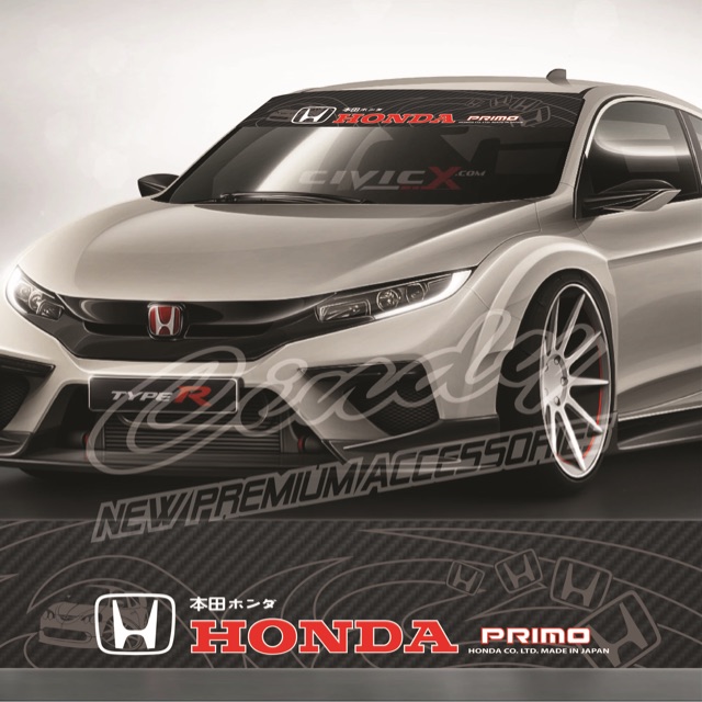 3D Front Windscreen Windshield Window Sticker-HONDA | Shopee Singapore