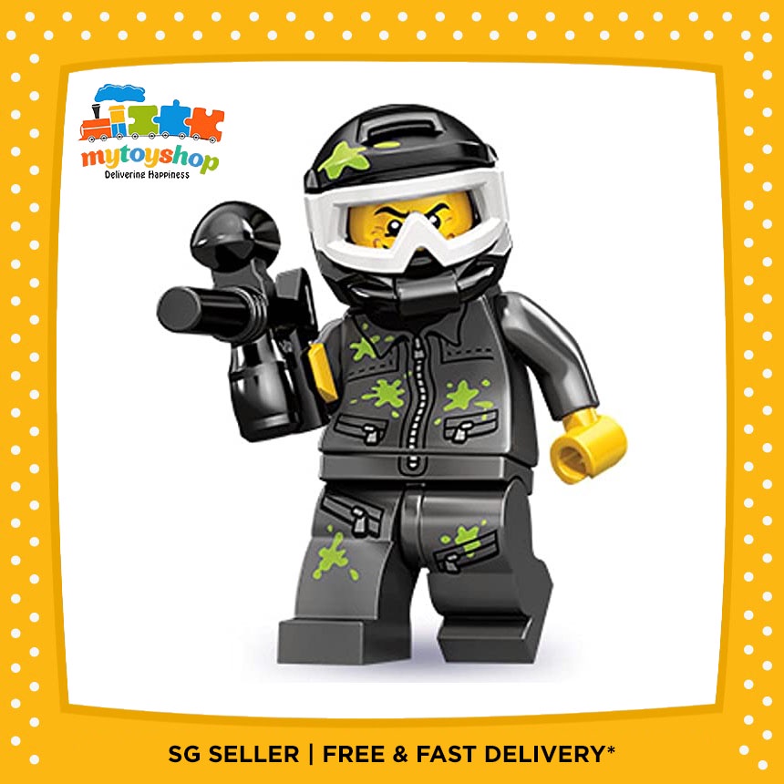 Lego 71001 Paintball Player Minifigure | Shopee Singapore