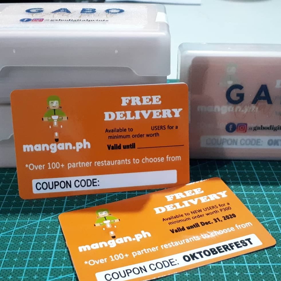 Personalized Thank You cards/Loyalty cards ATM Size | Shopee Singapore