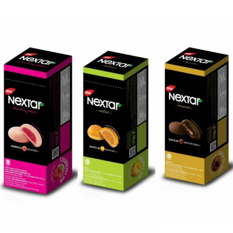 Nabati Nextar Chocolate Brownies / Pineapple / Strawberry106g / 112g ...