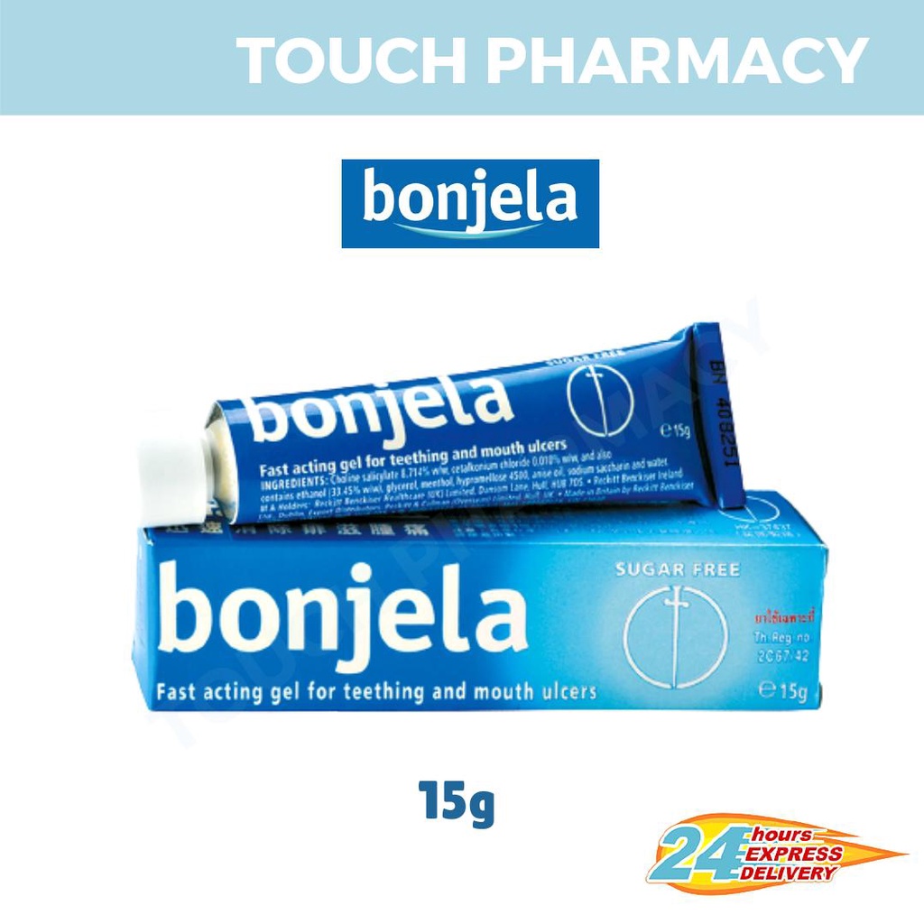 BONJELA Fast Acting Gel For Teething And Mouth Ulcers 15g | Shopee ...