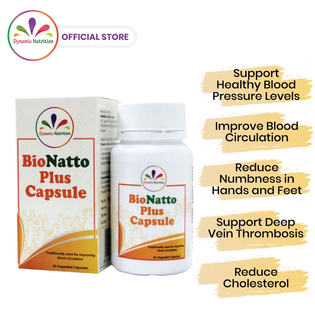 BioNatto Plus - Nattokinase NSK-SD®, French Pine Bark & Grape Seed ...