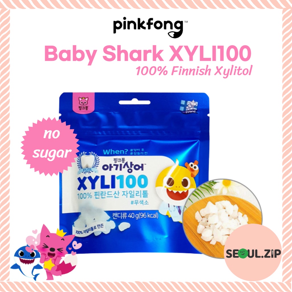 Pinkfong Baby Shark Xylitol Candy, Sugar Free Candy, Kids Candy ...