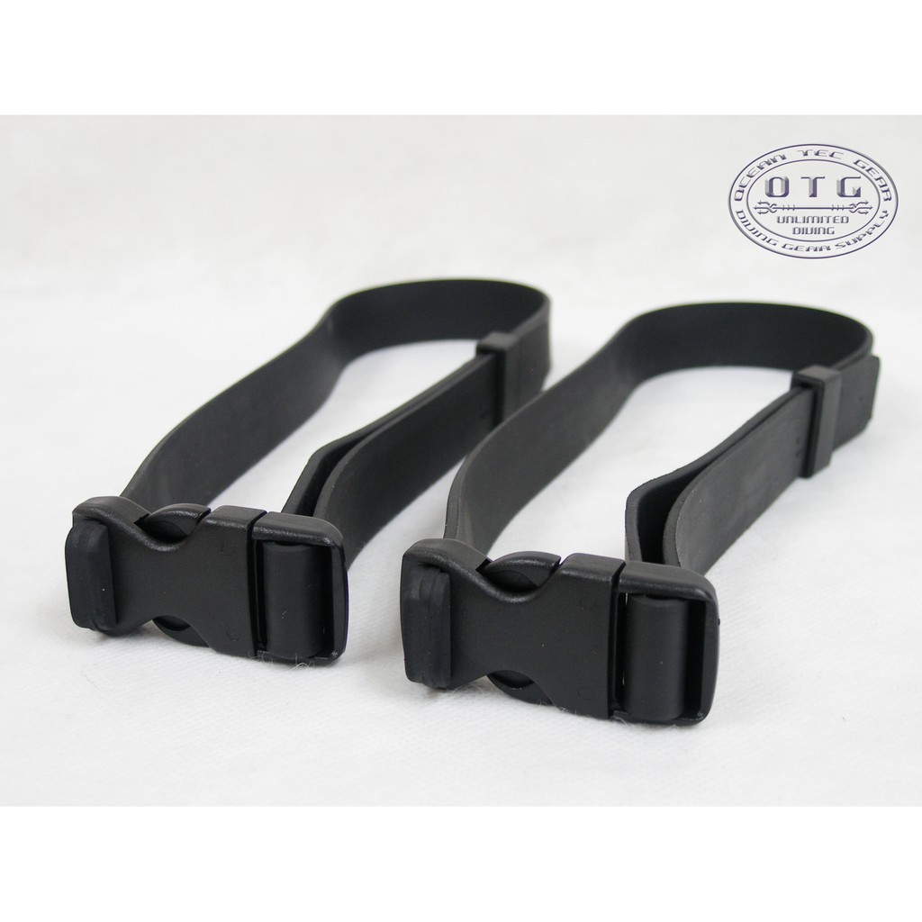 OTG Scuba Diving Quick Release Buckle Rubber Knife Strap (1 Pair) #OG ...