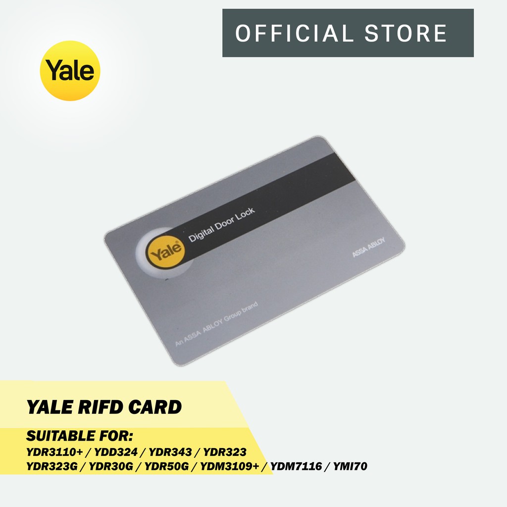Yale RFID Cards/Stickers/Tags For Digital Locks | Shopee Singapore