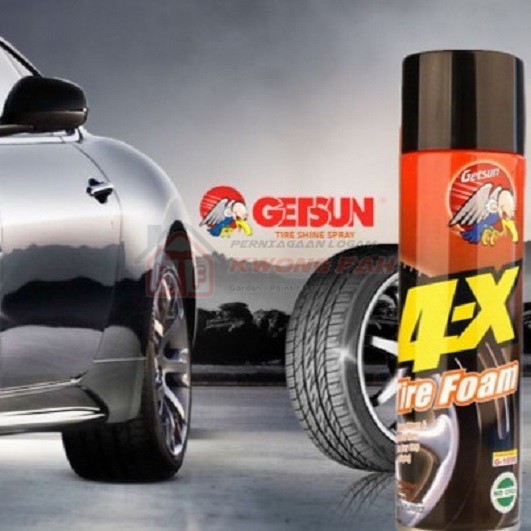GETSUN 4-X Tire Foam Cleaner (650ml) | Shopee Singapore