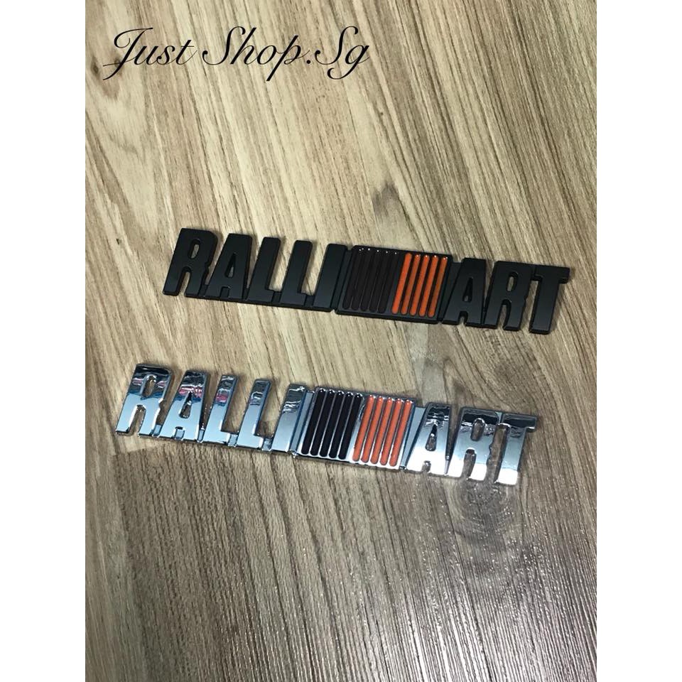 SG Instock!! Car Ralliart Rear Emblem Mitsubishi | Shopee Singapore