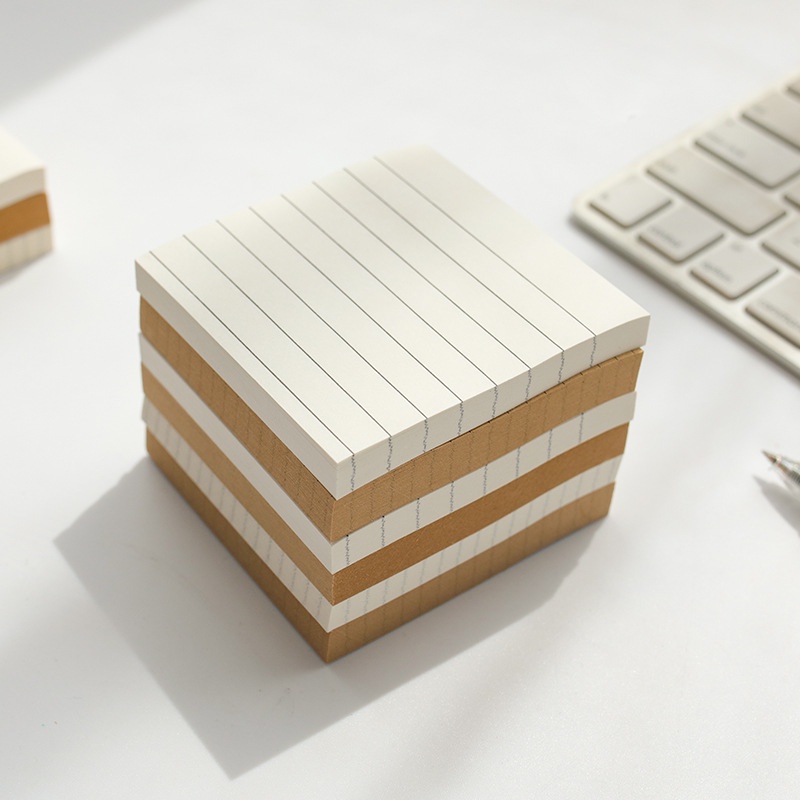 1Pc horizontal grid blank series of post-it notes, simple and creative ...