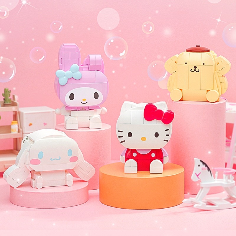 Sanrio my Melody/hello kitty/pompompurin/cinnamoroll (Building Blocks ...